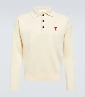 Ami De Cour Wool Polo Shirt