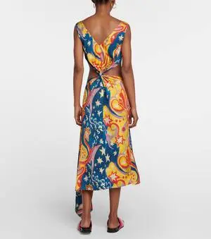 Marni Printed Midi Dress - Multicoloured