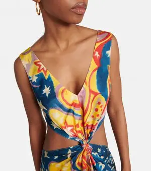 Marni Printed Midi Dress - Multicoloured