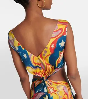 Marni Printed Midi Dress - Multicoloured