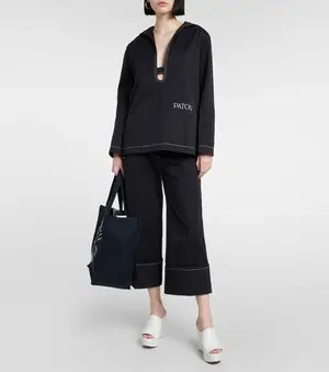 PATOU Logo Cotton Top