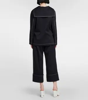 PATOU Logo Cotton Top