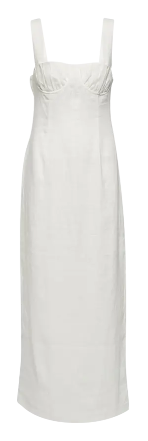 SIR. Bettina Linen Midi Dress