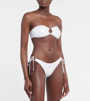 Melissa Odabash Tortola Bikini Bottoms - Metallic
