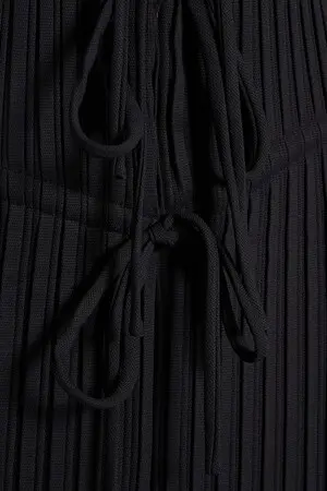 A.L.C. Stella Plissé-woven Midi Dress