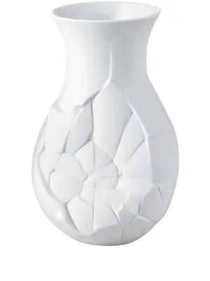 ROSENTHAL Shatter-effect Porcelain Vase - White