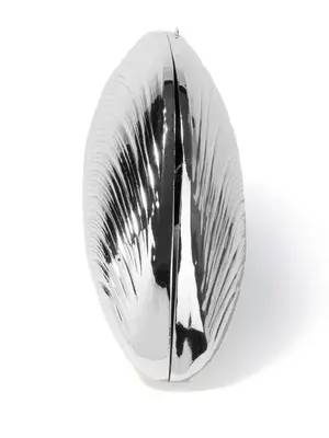 Simkhai Bridget Shell-shaped Clutch - Silver