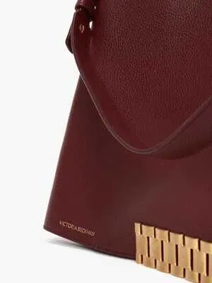 Victoria Beckham Jumbo-chain Leather Pouch