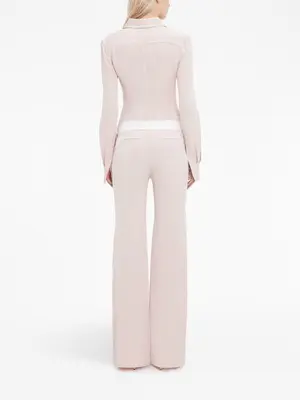 Victoria Beckham Side-panel Wide Leg Trousers