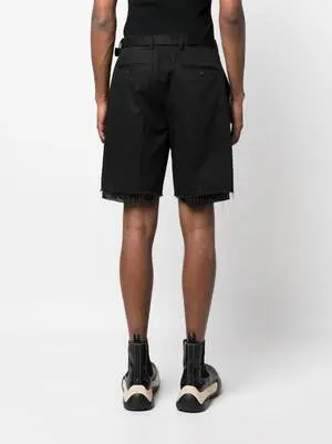 LANVIN Contrast-trim Bermuda Shorts