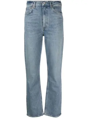 AGOLDE High-rise Straight-leg Jeans