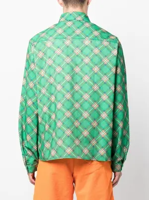 ERL Check-pattern Corduroy Shirt