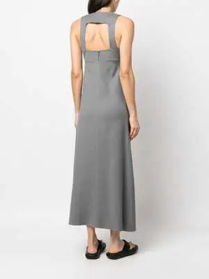ALYSI Sleeveless Open-back Dress