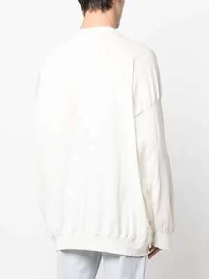 HED MAYNER Drop-shoulder Crew-neck Sweatshirt
