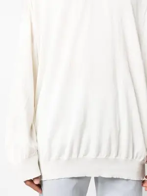 HED MAYNER Drop-shoulder Crew-neck Sweatshirt