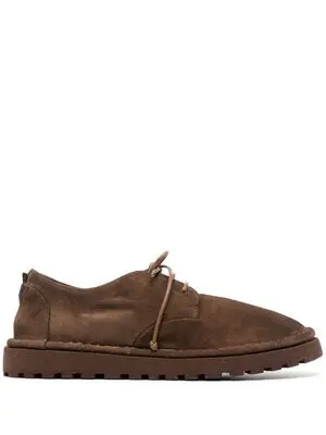 Marsèll Sancrispa Alta Suede Derby Shoes - Brown