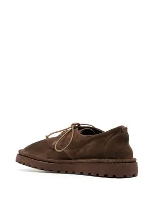Marsèll Sancrispa Alta Suede Derby Shoes - Brown