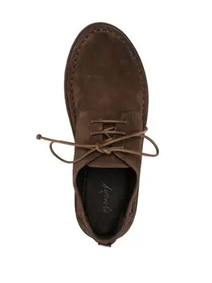 Marsèll Sancrispa Alta Suede Derby Shoes - Brown
