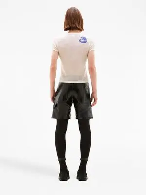 COURREGES Vinyl Bermuda Shorts