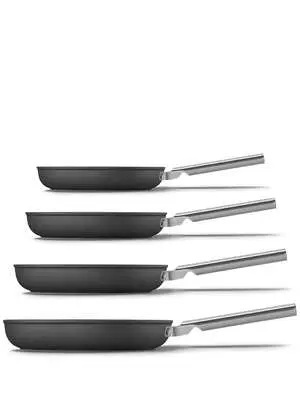 SMEG Anti-adherent Pans - Black