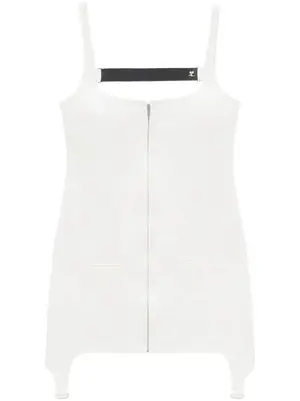 COURREGES Strap-detail Suspenders Mini Dress