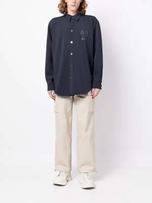 GMBH Logo-print Recycled Nylon Shirt