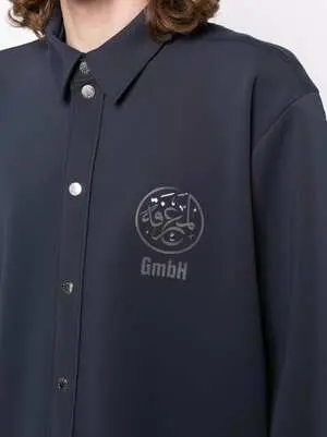 GMBH Logo-print Recycled Nylon Shirt