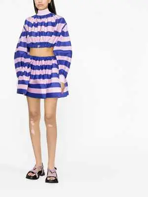 Zimmermann Horizontal-stripe Print Blouse