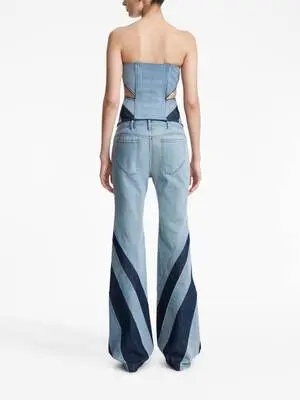 DION LEE Darted Denim Corset