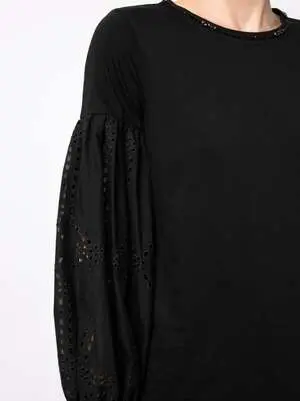 ERMANNO FIRENZE Lace-detail Blouse