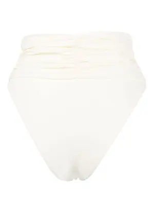 Magda Butrym High-waisted Ruched Bikini Bottoms