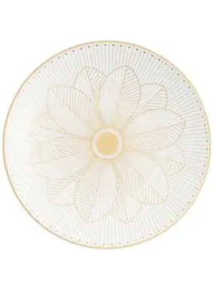 Christofle Malmaison Imperiale Porcelain Bread Plate - Gold