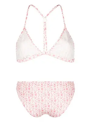 Moncler Logo-print Bikini - Pink