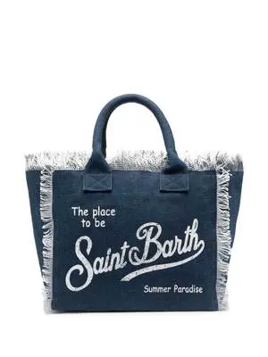 MC2 SAINT BARTH Vanity Beach Bag - Blue