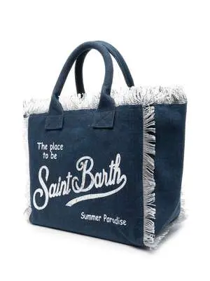 MC2 SAINT BARTH Vanity Beach Bag - Blue
