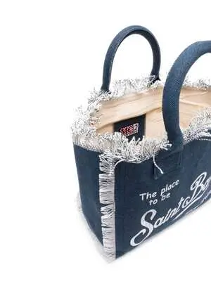 MC2 SAINT BARTH Vanity Beach Bag - Blue