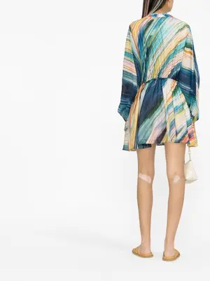 Alanui Daylight Mirage-print Mini Dress