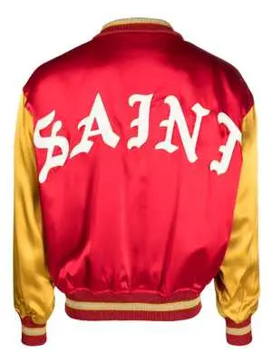 SAINT MXXXXXX Satin Bomber Jacket