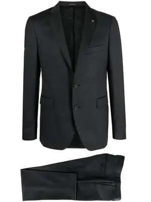 Tagliatore Single-breasted Buttoned Suit - Grey
