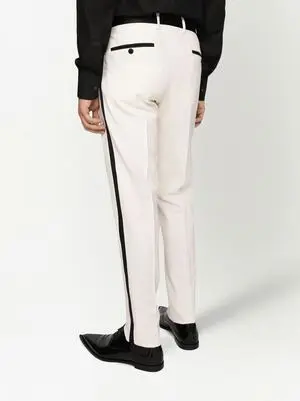 Dolce & Gabbana Stretch-wool Tuxedo Trousers