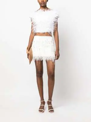 Cult Gaia Sosha Feather Top