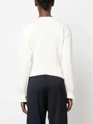 Stella McCartney Crochet Detail Crew Neck Jumper