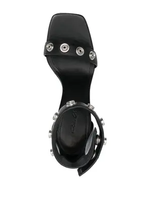 Rick Owens 100mm Eyelet-detail Sandals - Black