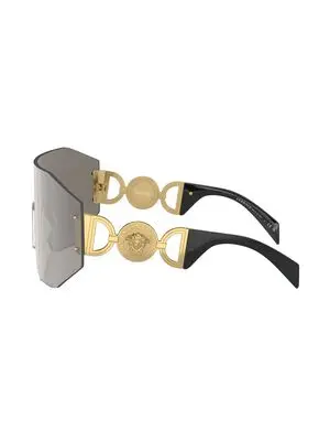Versace Oversized Shield-frame Sunglasses