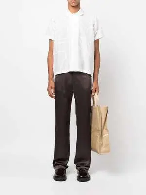 Nanushka Mid-rise Straight-leg Trousers