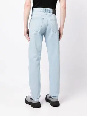 GMBH Washed Straight-leg Jeans