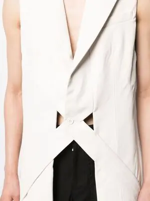 AV VATTEV Cut-out Sleeveless Gilet