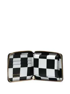 Comme Des Garçons Inside-printed Patent-leather Wallet