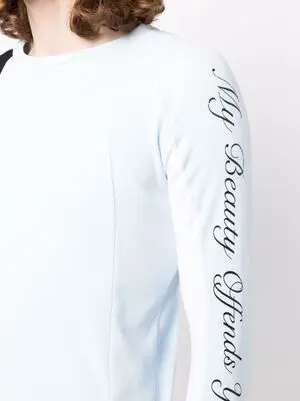 GMBH Logo-print Long-sleeve T-shirt