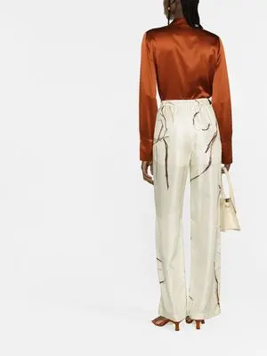 Nanushka Jarine Silk Trousers